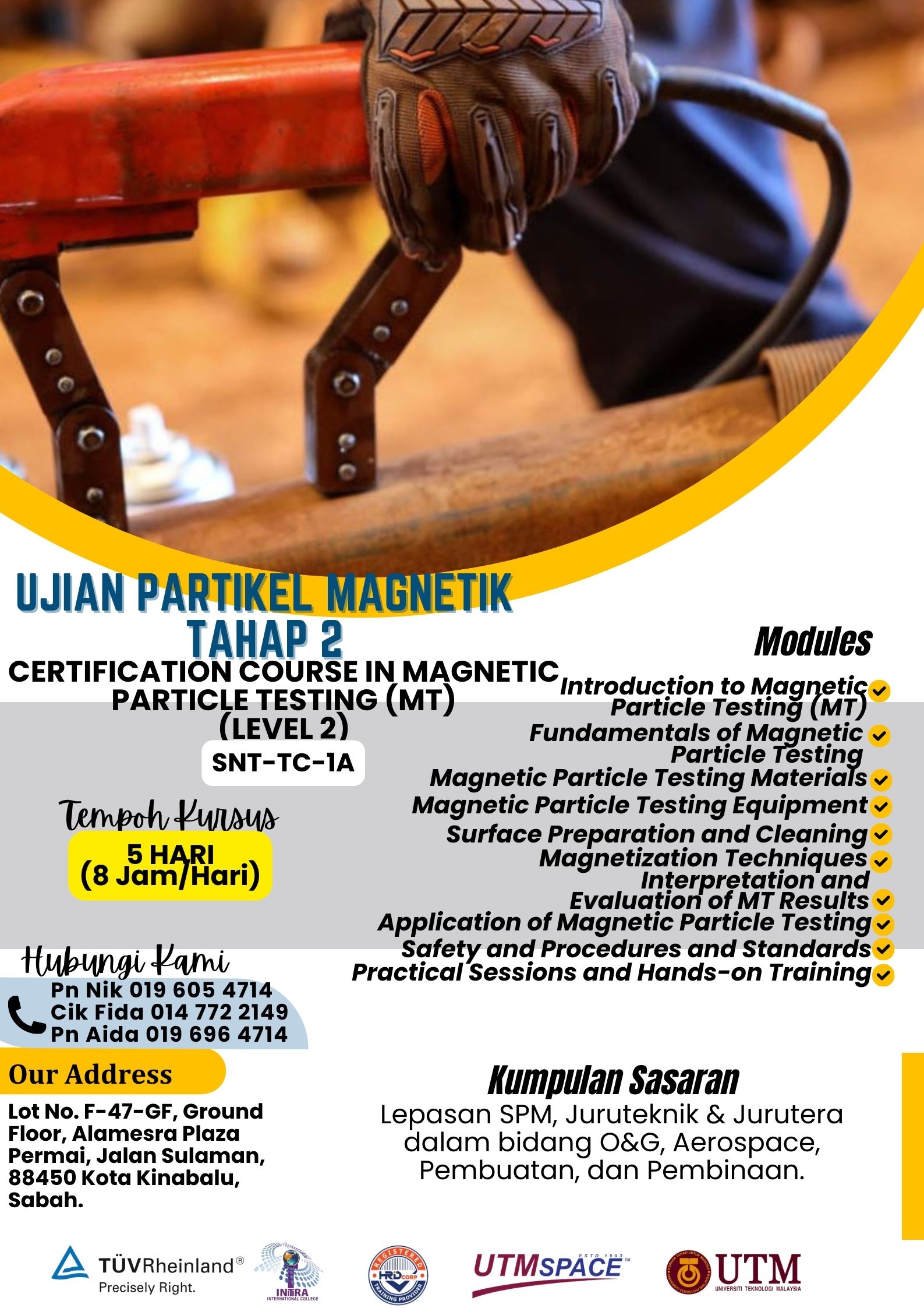 Non-Destructive Testing (NDT) Program – Intra International College